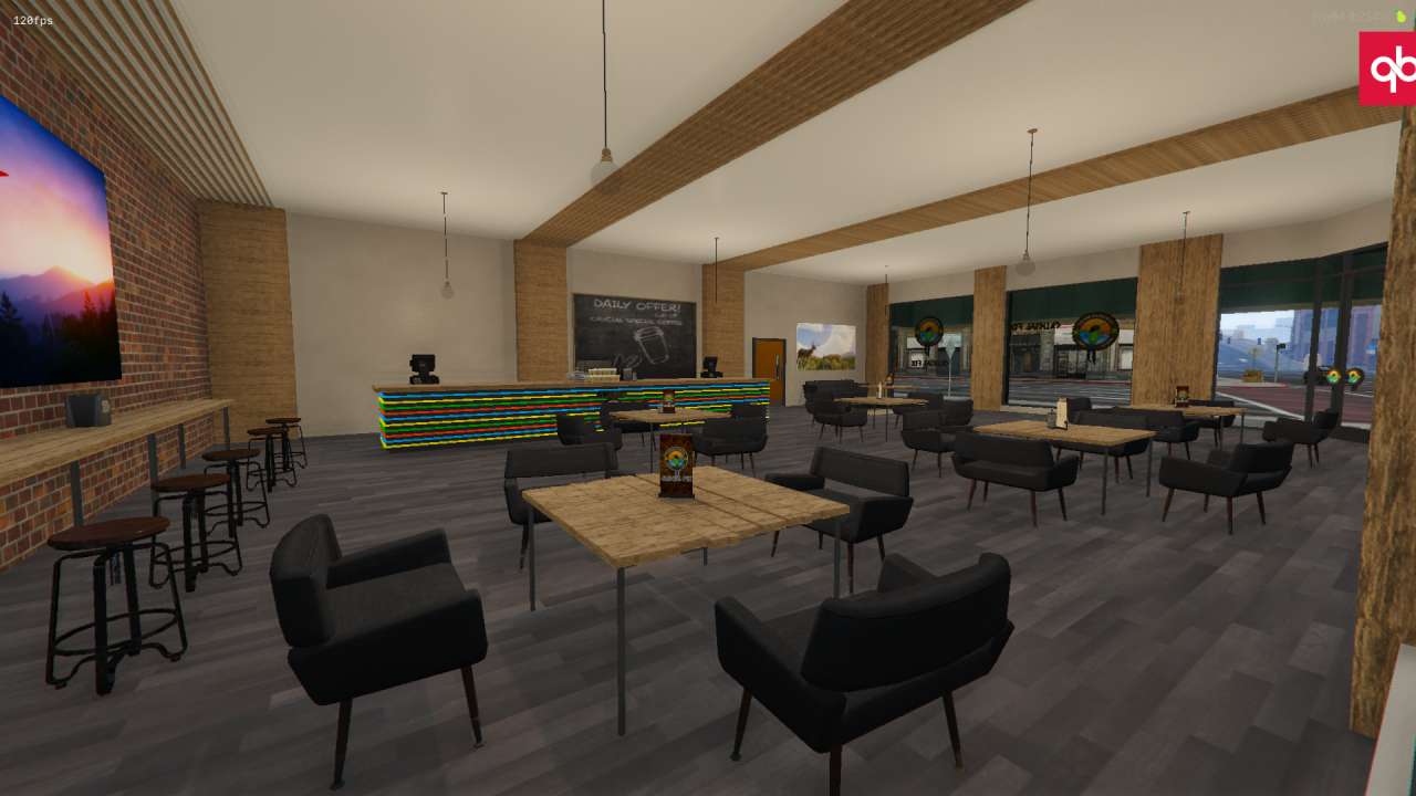 FiveM Crucial Fix Cafe MLO | Best Coffee Shop Interior | FiveM Shops ...